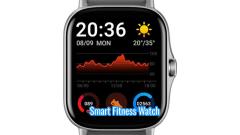 Multicolor Square Silicone Smart Watch Function & Wear Display