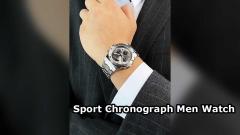 Carnival Men’s Sports Chronograph Watch with Silicone Strap