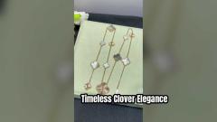 Classic Four Leaf Clover Mother of Pearl Necklaces Collection