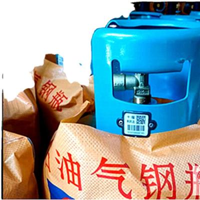 Cina sistema di tracciamento facile del cilindro di resistenza chimica dell'etichetta di codice di ricerca QR della glassa dell'etichetta d'acciaio del cilindro in vendita