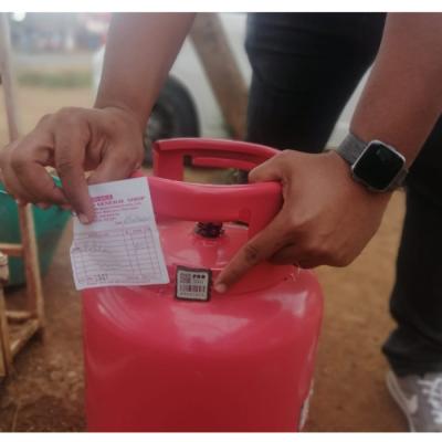 304 código rápido da resistência de óleo QR da varredura da etiqueta durável de aço do esmalte para o seguimento do ativo