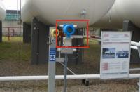 China Dll Electronic Level Sensor 15m LPG Tank Level Gauge for sale