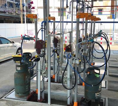 中国 ガスのプロジェクト220V 45kgの自動ガスの充填機 販売のため