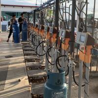 China Quantitative Data Transfer UID Code Cylinder Filling Scale for sale