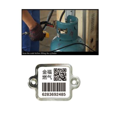 China Van de de CilinderStreepjescode van Xiangkanglpg het Etiket Digitale door PDA aftasten of Mobiel Indentity die eenvoudig Te koop