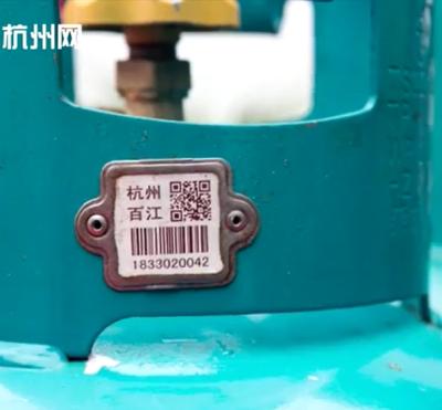 Cina Resistenza ad alta temperatura 1900F dell'etichetta di codice a barre del cilindro di Xiangkang per il controllo dei cilindri di GPL in vendita