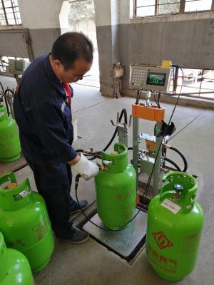 Cina 50G collegamento di riempimento della scala del cilindro di divisione ATEX 120kg in vendita