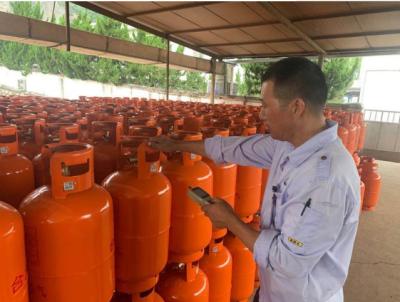 Cina Resistenza al calore d'inseguimento del codice a barre del cilindro della gestione del bene in vendita