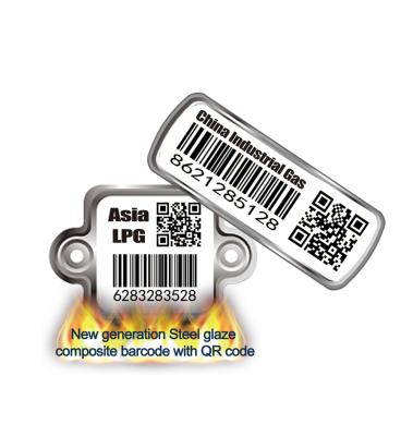 Cina Resistenza di olio UV d'inseguimento del codice a barre di codice di Qr del cilindro di GPL anti in vendita