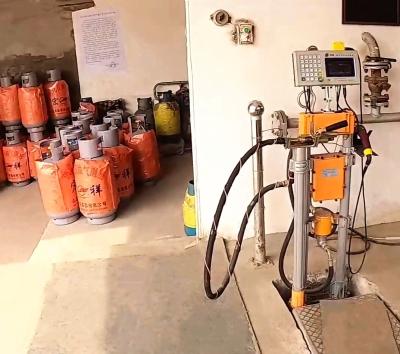 China De wegende 180kg-Afdeling van de de Gasfles Vullende Machine 50G van LPG Te koop