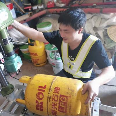 Cina Codice a barre impermeabile del cilindro di resistenza del graffio per l'inseguimento della bottiglia di GPL in vendita
