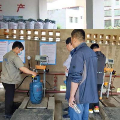Cina Scala di riempimento di cottura elettronica della bombola a gas con la singola testa di riempimento in vendita