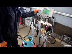 Filling Action in LPG filling Station