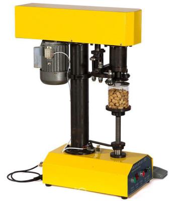 China TDFJ 160 Cans capping machine，desktop electric cans tins sealing machine for sale