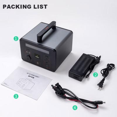 China Douanetype C Krachtcentrale Zonnegenerator 300w 144000mAh met gelijkstroom USB Te koop