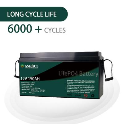 Cina Volt Li Ion Battery Pack della batteria 100ah 150AH 12 di ASGOFT Lipo4 Lifepo4 in vendita