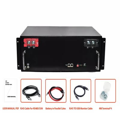 Cina 6000 pacchetto ricaricabile della batteria del litio 200Ah 48v Lifepo4 dei cicli per stoccaggio solare in vendita