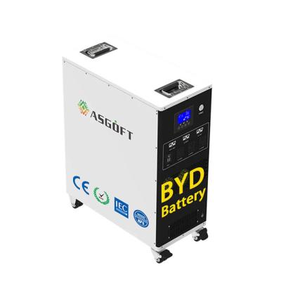 Cina 6KWH Lifepo4 fuori dal sistema di memorizzazione a energia solare ibrido dell'invertitore 3kw di griglia in vendita