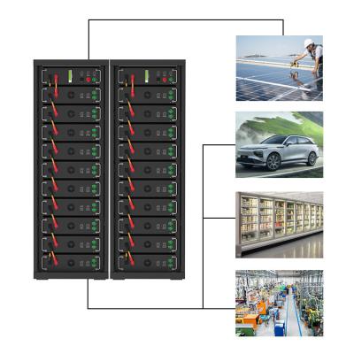 Cina High Voltage 15kwh-750kwh Lithium Iron Battery Pack Lifepo4 51.2v 100Ah Rack Mounted Battery Lithium Ion Battery in vendita