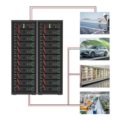Cina High Voltage Rack Style Lifepo4 Battery 15kwh 20kwh 30kw 50kw 100Kw industrial Energy System in vendita
