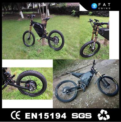 Cina Bici elettrica piena ad alta velocità 2016 della sospensione 5kw 5000w di enduro/bicicletta elettrica in vendita