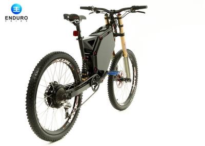 Cina mountain bike elettrico 25-30km/h di velocità della bici 9 della sospensione completa di 48v 350w in vendita