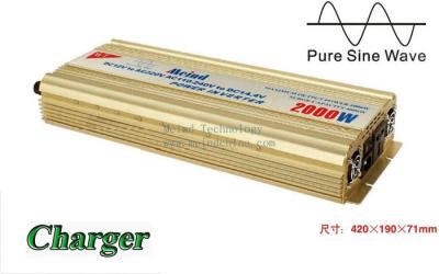 China 2000W Pure Sine Wave 24V DC to 110V AC Power Inverter for sale