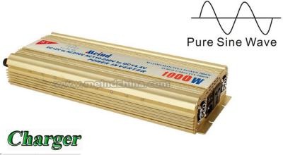 China High Quality Pure Sine Wave Built-In Charger DC to AC Continuous 1000W Peak 2000 Watt Power Inverter for sale