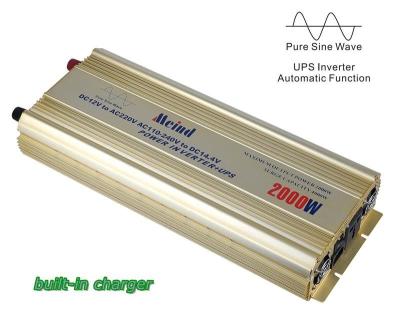 China 2000W Power Inverter Pure Sine Wave with UPS 12V DC to 220V Power Inverter for sale