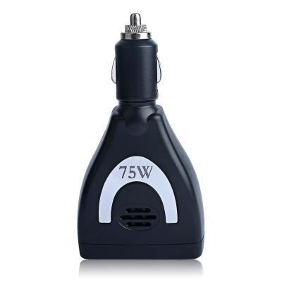 China 75W Modified Sine Wave DC to AC  Power Inverter Thin USB Converter Car Inverters Car Charger for sale