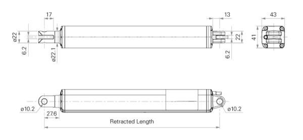 Quality Low Voltage DC Linear Actuator IP66 3000N For Greenhouse Automatic Ventilation for sale