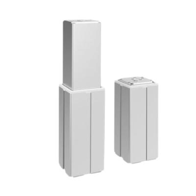 China Rugged Square Motorized Lifting Column 2 Stage 740lb Capacity Reinforced Aluminum Frame for sale