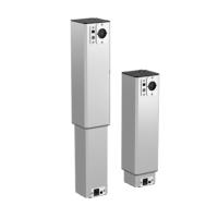 China 2 Stage AC Electric Lifting Column 3000N 675 lbs High Load Capacity Adjustable Table for sale