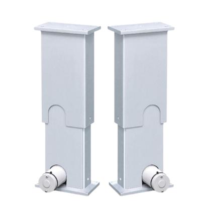 China 1350 Lbs Heavy Duty Lifting Column High Thrust 2 Stage DC Pillar Actuator 12V 24V for sale