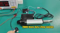 High-Speed Electric Actuator IP69K Remote Control System for Industrial Automation
