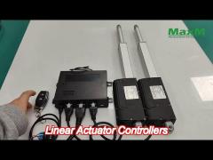 2 channel hall sensor linear actuator synchronization control box w / remote switch dual operation
