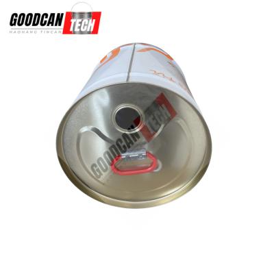 China 20liter Round Paint Tin Cans With Plastic Or Metal Handles for sale