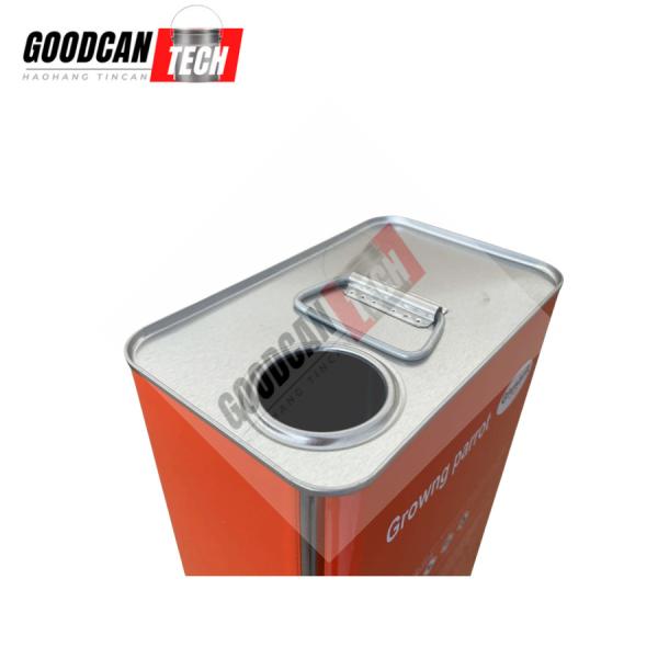 Quality Custom Car Paint Painted Tin Buckets 5L Printing With Steel Handle for sale