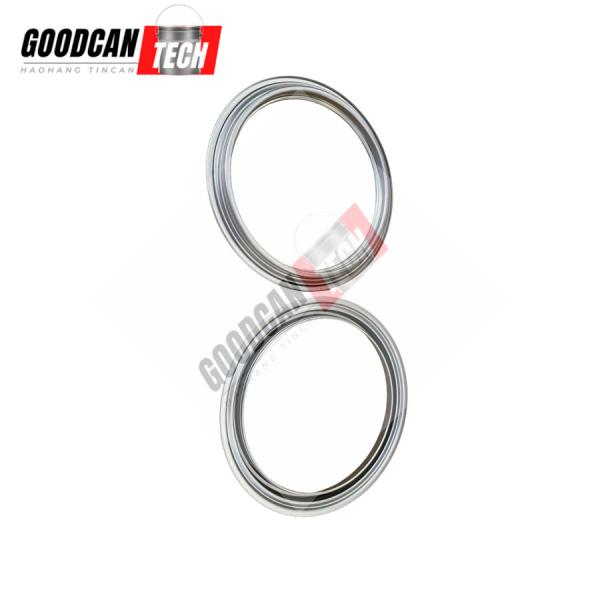 Quality 303 Round Tin Can Components Dia 82 Ring Bottom for 400ml Small Cans for sale