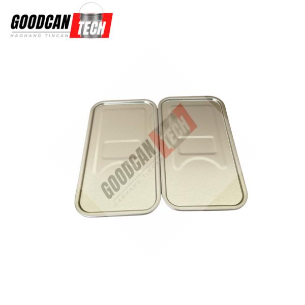 Quality Small 5liter Paint Tin Components 0.23mm Rectangular Can Bottom for sale