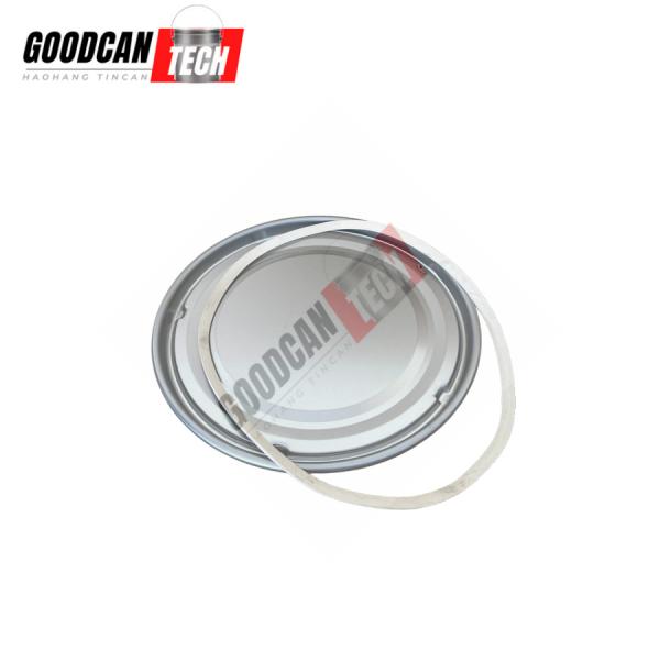 Quality 20liter Conical Pail Lid With Rubber Strip Gasket UN Tinplate Pail Cover for sale