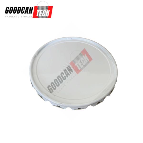 Quality 20liter Conical Tin Pail Components Flower Lug Metal Pail Lid 5gallon for sale