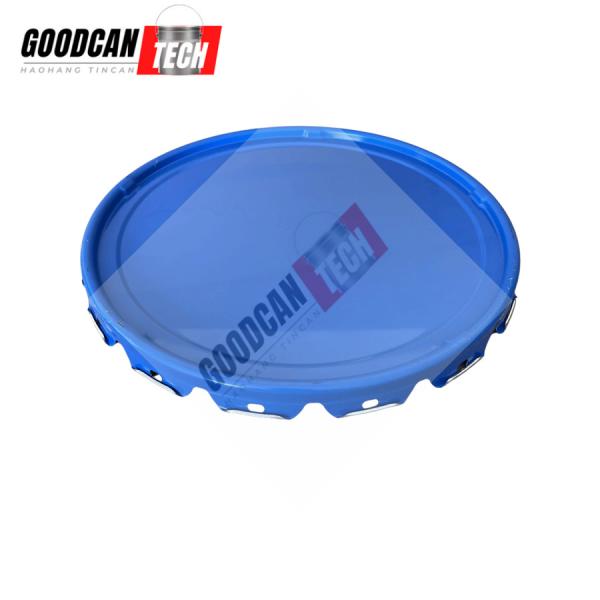 Quality 18L Crown Lug Metal Cover Tin Pail Components 0.35mm Thickness With Strip Gaskets for sale