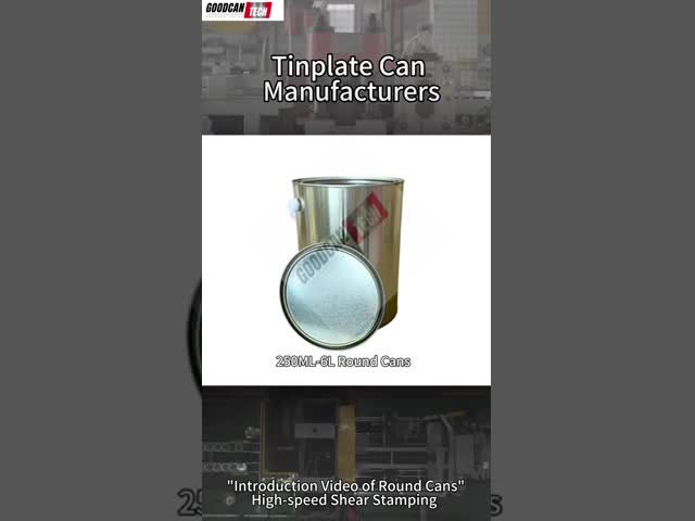 Empty Metal Paint Can With Lid 3liter Poly Putty Tin Can 2.5liter Round Cans OEM Printing