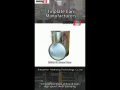 OEM Round Tin Container 5liter For Paint Wood Coating Tin Package