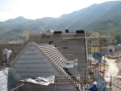 China Corrugated Roofing Tile for Agricultural Buildings KRS Bitumen System for sale