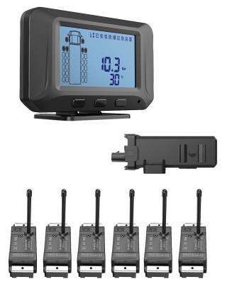 China vehicle tyre pressure monitor for supporting 6-18 wheels with fixed internal sensors for sale