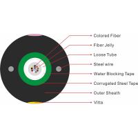 China G652D Underground Optical Cable 4 Core Single Mode Fiber Optic Cable for sale