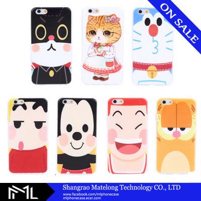 China Popular cartoon cute printing TPU Iphone case on sale for sale