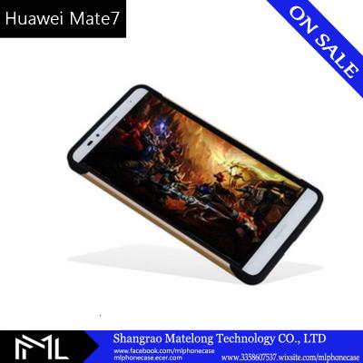 China Customized bulk to protect colorful armor soft cover TPU+hard cover PC slim body phone case for Huawei Mate 7 for sale